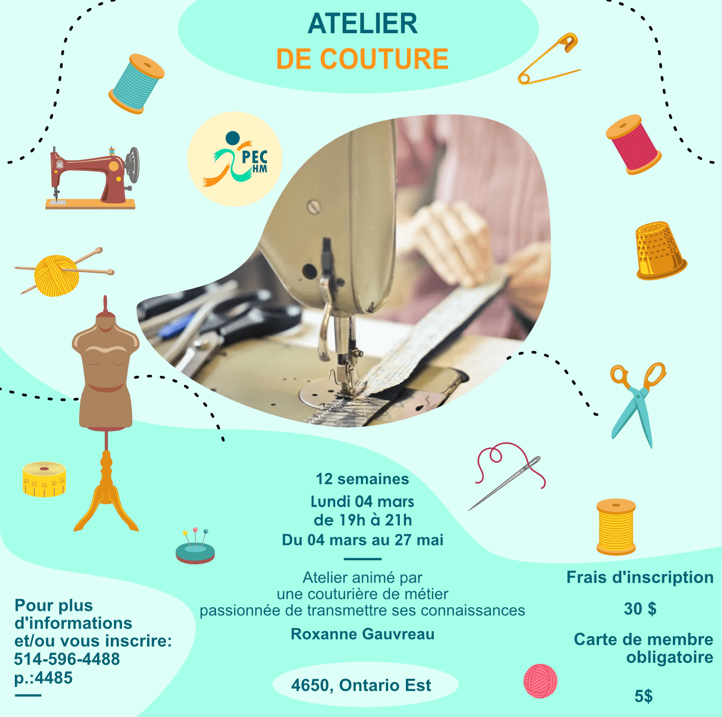 Atelier De Couture Session Hiver 2024 Pavillon Déducation